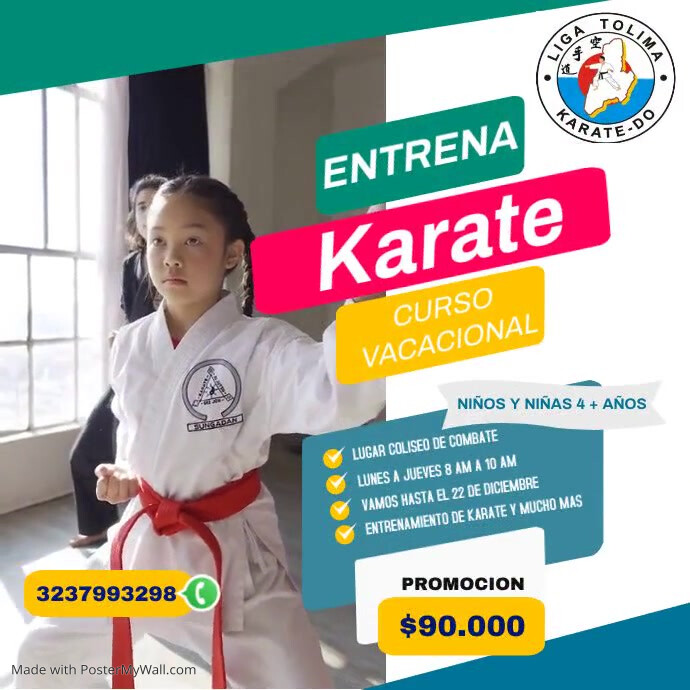 Kids karate Instagram | PosterMyWall
