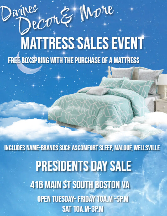 MATTRESS SALE | PosterMyWall