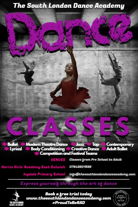 Copy of Dance Academy Flyer | PosterMyWall