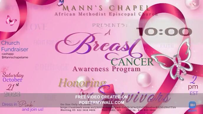 Breast Cancer Awareness Month | PosterMyWall