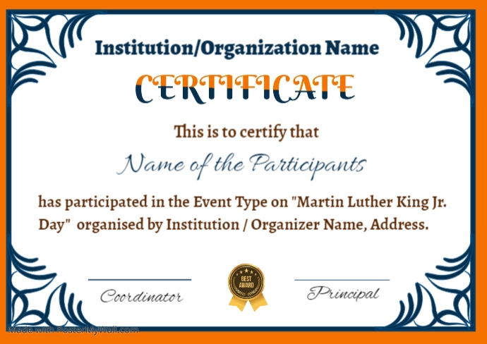 Certificate | PosterMyWall