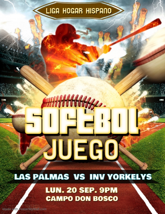 Copy of Copia de Baseball tournament template | PosterMyWall