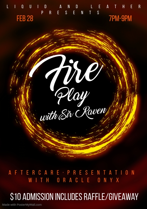 Copy of FIRE PARTY POSTER | PosterMyWall