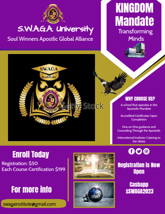 Copy of SWAGA Institute | PosterMyWall
