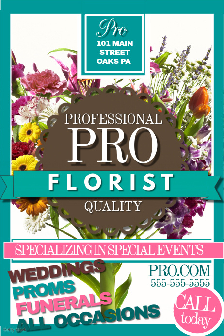 Copy of Florist | PosterMyWall