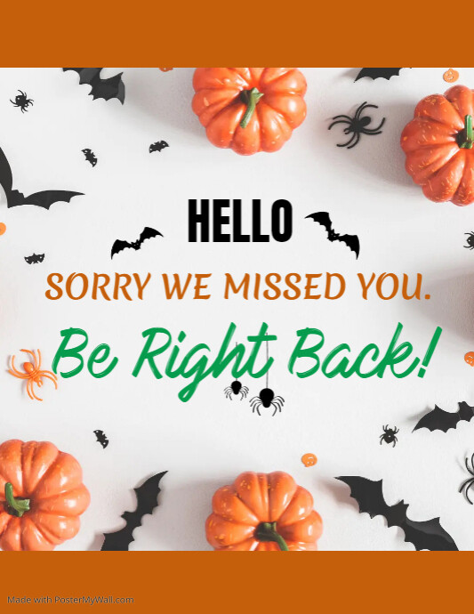 Copy of Hello Halloween! | PosterMyWall