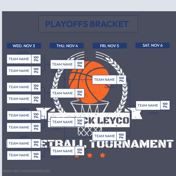 Team Tournament Template | PosterMyWall