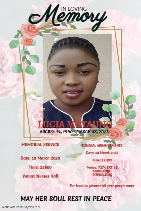 Copy of Funeral poster welcome sign | PosterMyWall