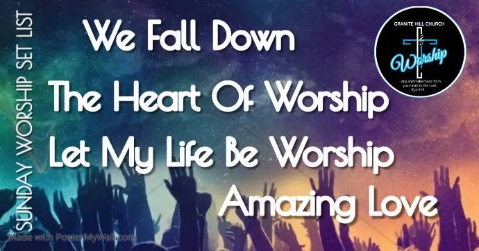 Worship Set List | PosterMyWall