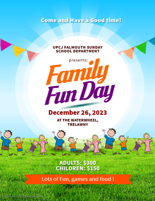 Copy of Family Fun day flyer template | PosterMyWall