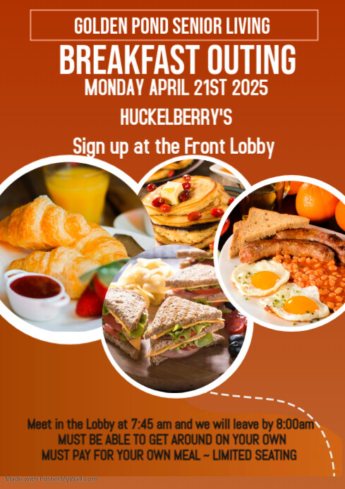 Copy of Breakfast Menu Flyer | PosterMyWall