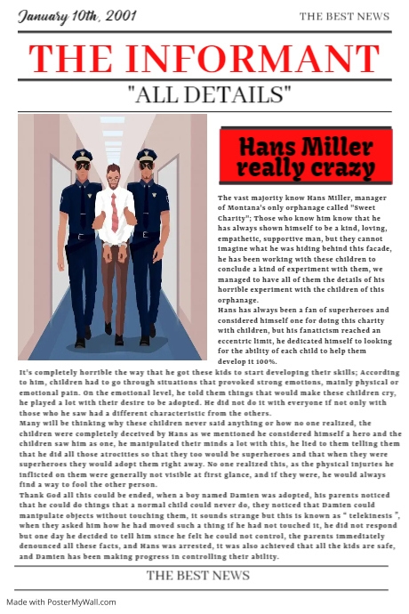 Copy of Copia de Conventional Newspaper Layout | PosterMyWall