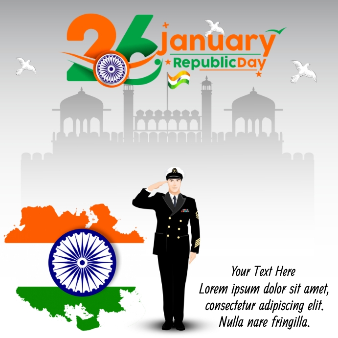 Plantilla de 26 de Enero | PosterMyWall