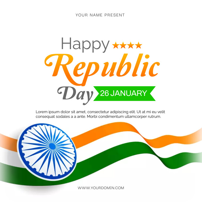 26 January Template | PosterMyWall