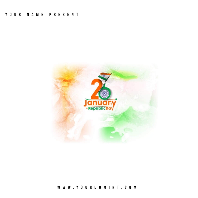 26 January Template | PosterMyWall