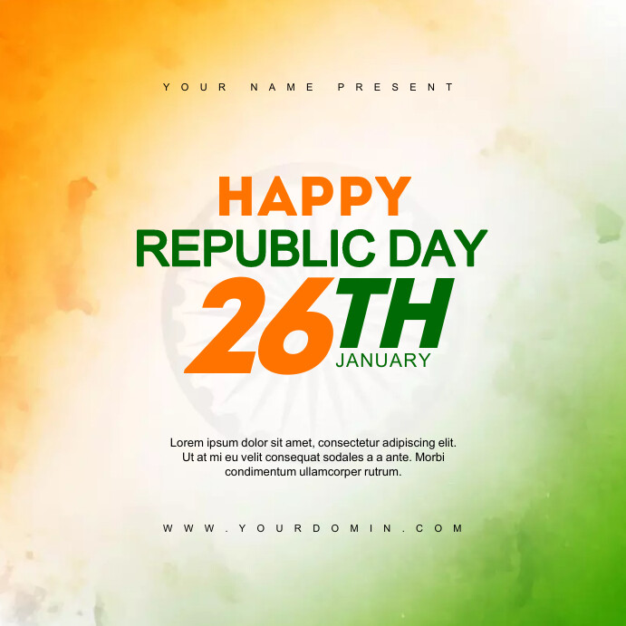 26 January Template | PosterMyWall