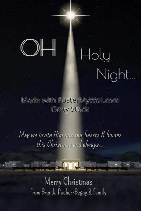 Religious Christmas Poster | PosterMyWall