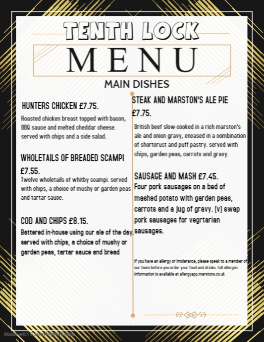 Copy of Copy of MENU | PosterMyWall