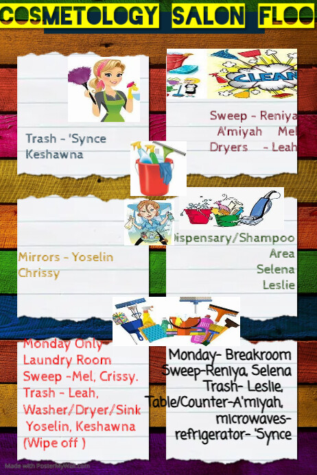 Weekly Schedule Poster Template | PosterMyWall