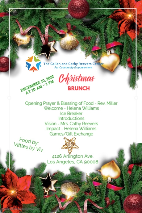 Copy of Christmas Brunch Flyer | PosterMyWall