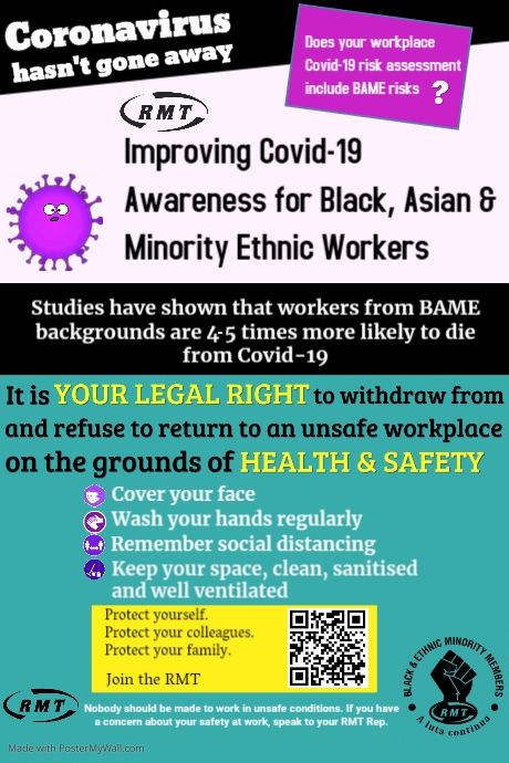 RMT BEMM Covid Awareness | PosterMyWall