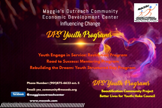 DPS Youth Program Label | PosterMyWall