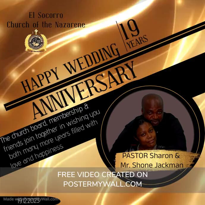 ANNIVERSARY VIDEO TEMPLATE (1) | PosterMyWall