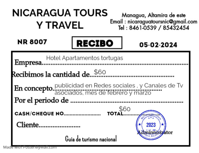 Copy of Receipt | PosterMyWall