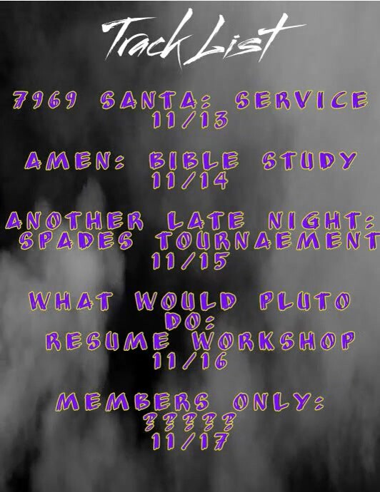 Track List | PosterMyWall