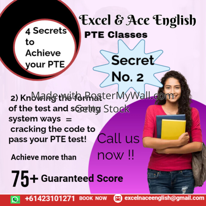 PTE classes flyer (3) | PosterMyWall