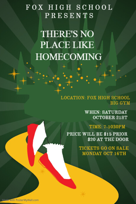 Wizard of Oz Theater Poster Template | PosterMyWall