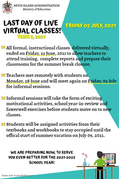 Copy of Last Day of Online Classes | PosterMyWall
