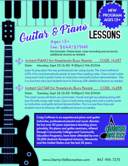 Guitar Lessons Poster Template | PosterMyWall