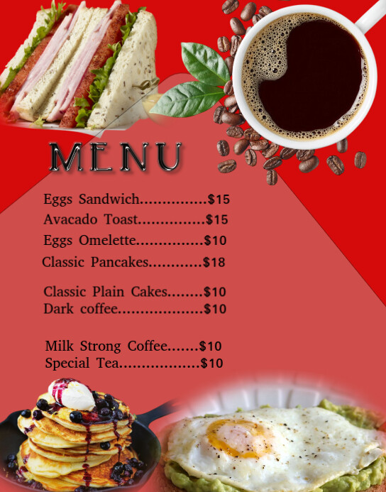 Copy of Food menu | PosterMyWall