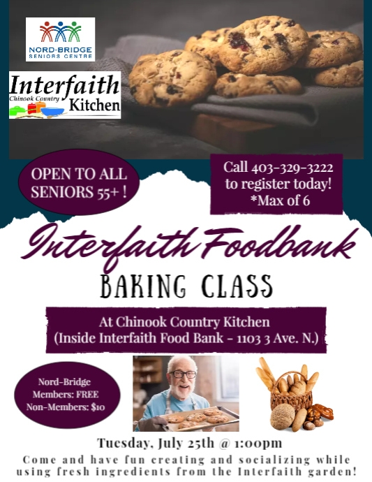 Interfaith Foodbank Class | PosterMyWall