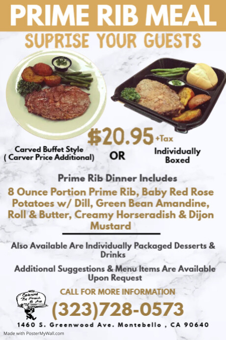 Copy of Fresh Meat Pies Poster | PosterMyWall