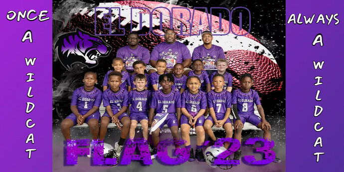 FLAG FOOTBALL BANNER | PosterMyWall