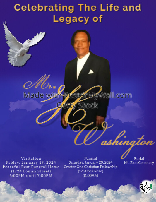 Copy of Funeral Program (2) | PosterMyWall