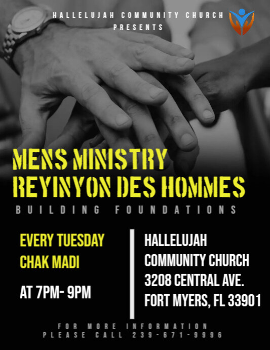 Men Ministry | PosterMyWall