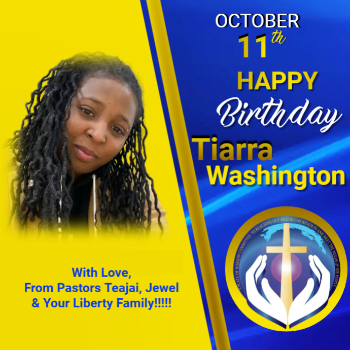 Tiarra Washington - October 11th | PosterMyWall
