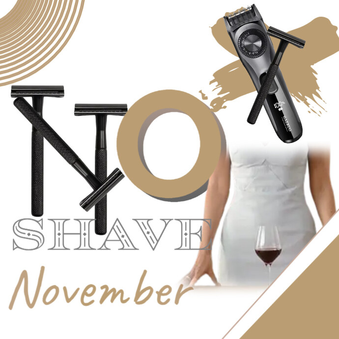 No Shave November | PosterMyWall