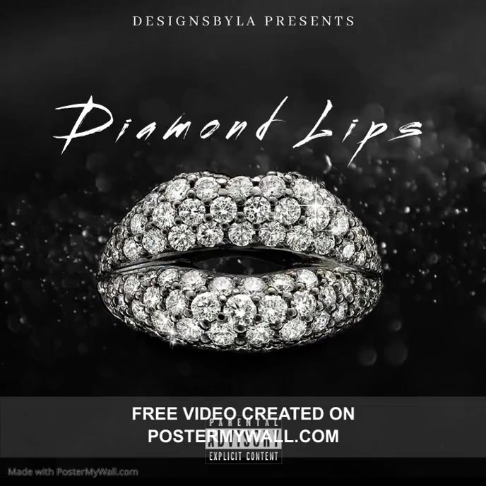 Copy of Diamond Lips Album Cover Art Template | PosterMyWall