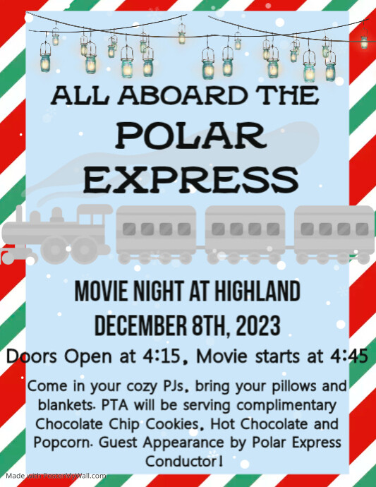 Polar Express Birthday Invitation | PosterMyWall