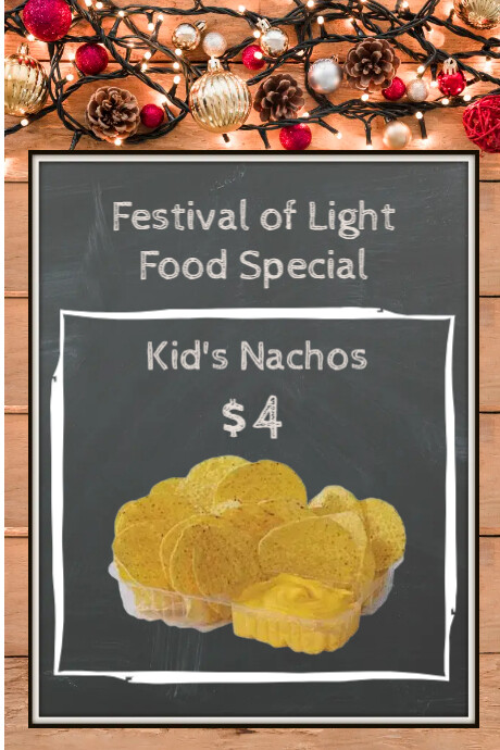 Christmas Menu Specials Poster Template | PosterMyWall