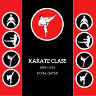 Karate Class Instagram Post Template | PosterMyWall