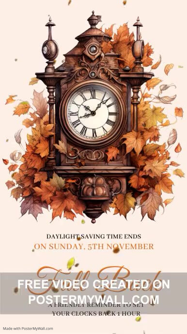 Fall Back | PosterMyWall