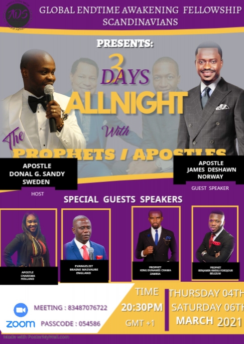Copy of Copy of Christian men event flyer | PosterMyWall