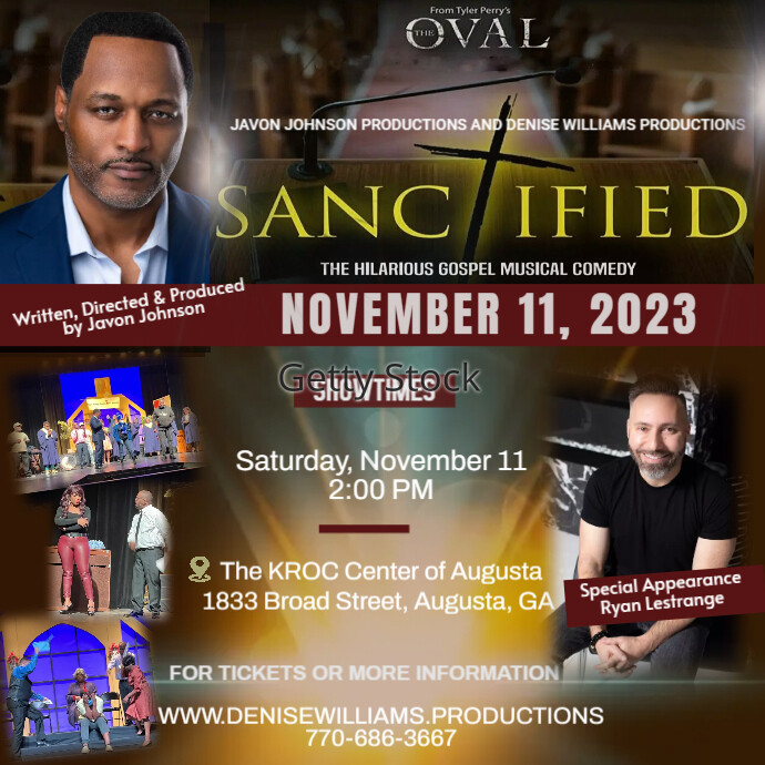 Sanctified Augusta GA Ryan Lestrange Final Revised 2 | PosterMyWall