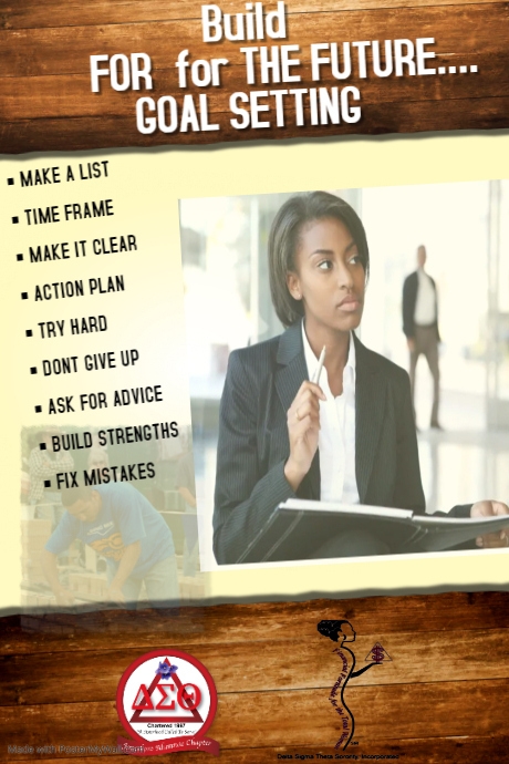 GOAL SETTING Flyer | PosterMyWall