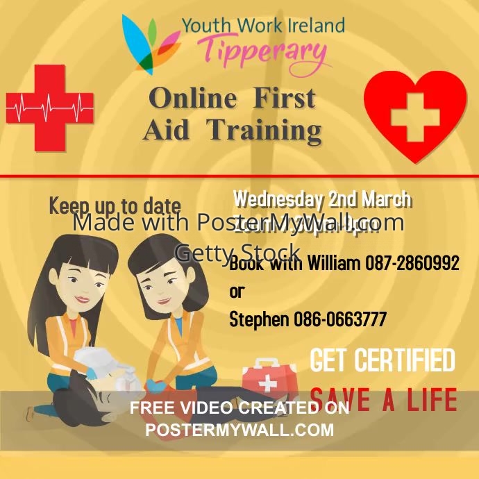 Copy of First Aid Training | PosterMyWall